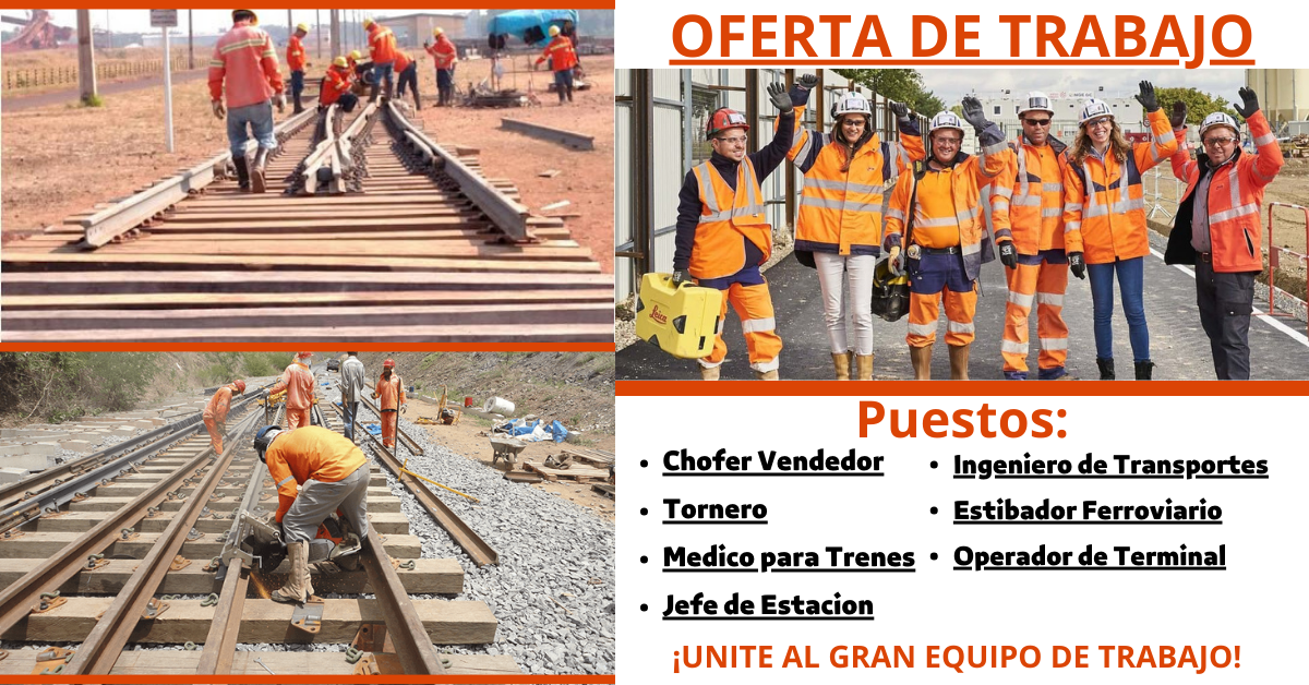 Ferrocarriles Buscan Personal Para Trabajar - Avisos de Trabajo